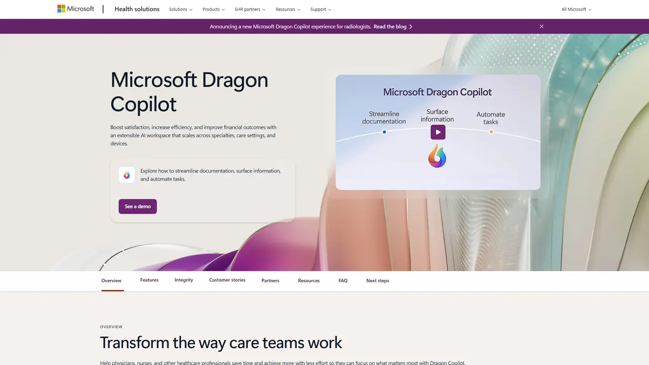 Microsoft Dragon Copilot – What It Is & Key Capabilities ...